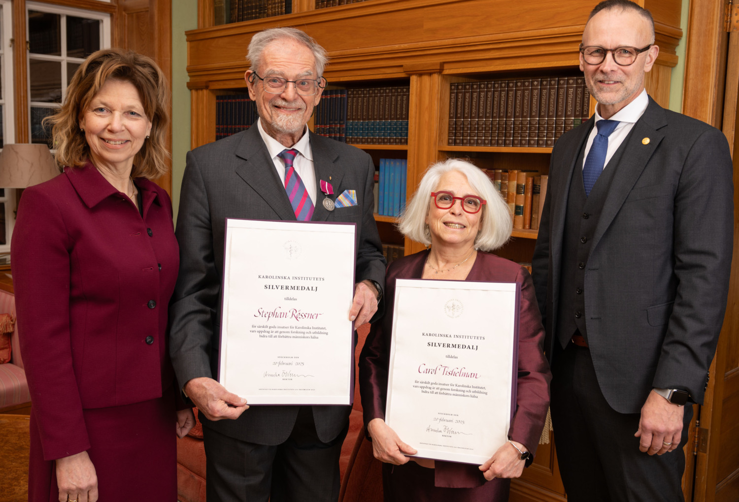 Festligt firande av NOR och KI:s Silvermedalj | Karolinska Institutet ...